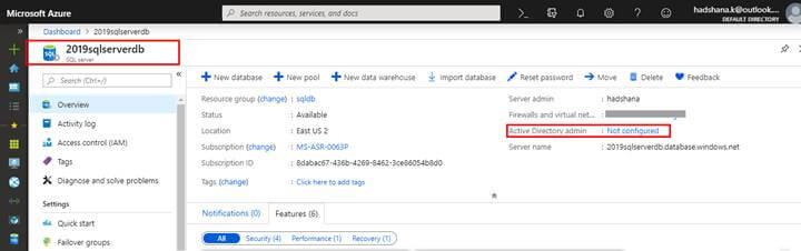Azure Active Directory User/Group And Azure SQL Database